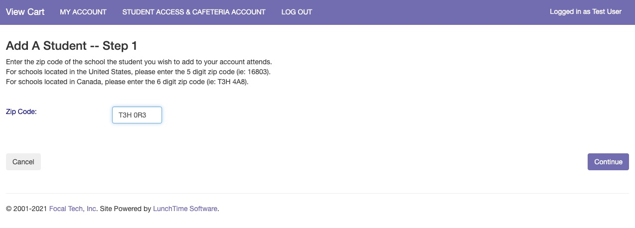 LunchTime Account Set Up Instructions | Calgary Academy