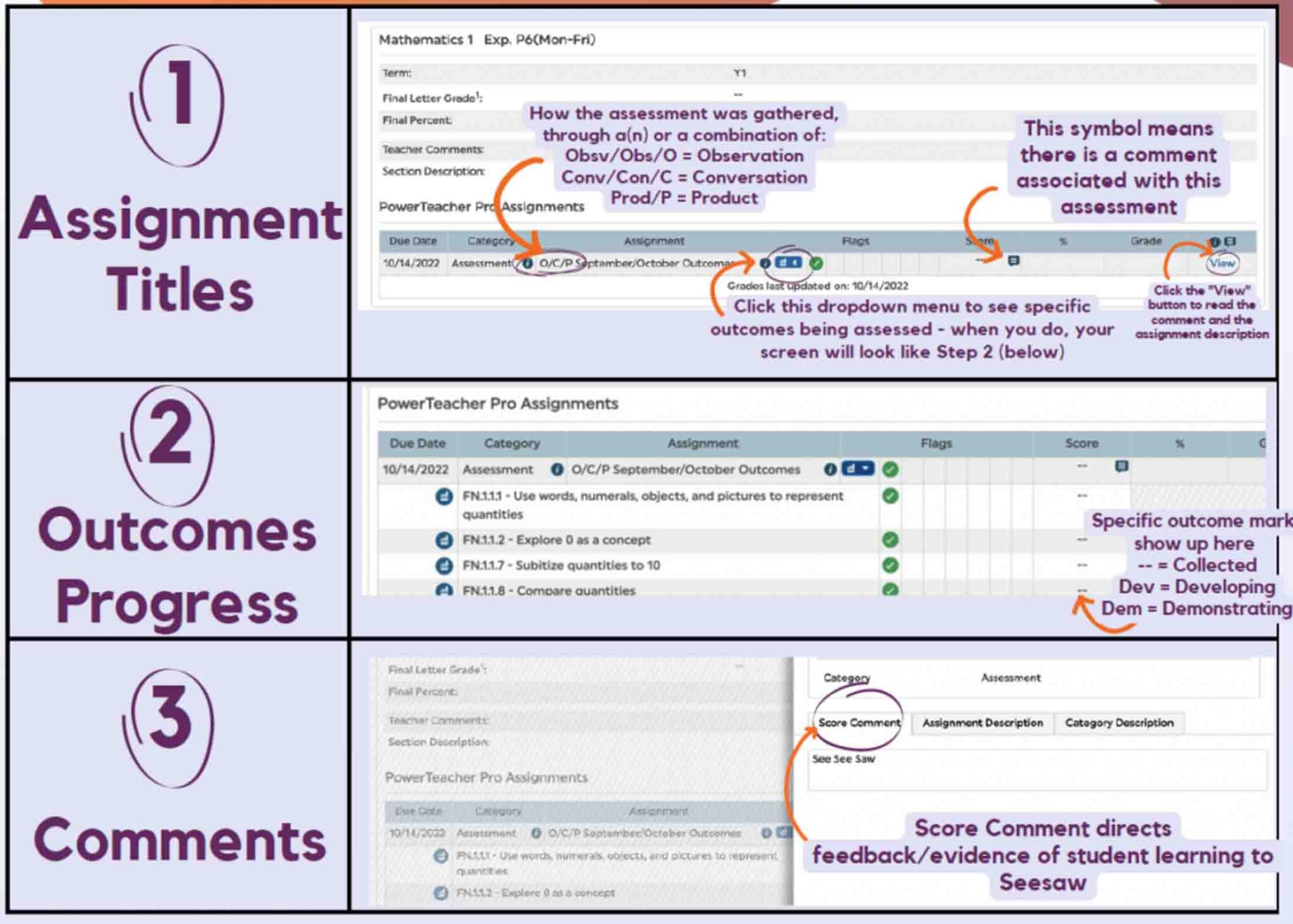 Checking Grades and Assessment in PowerSchool | Calgary Academy
